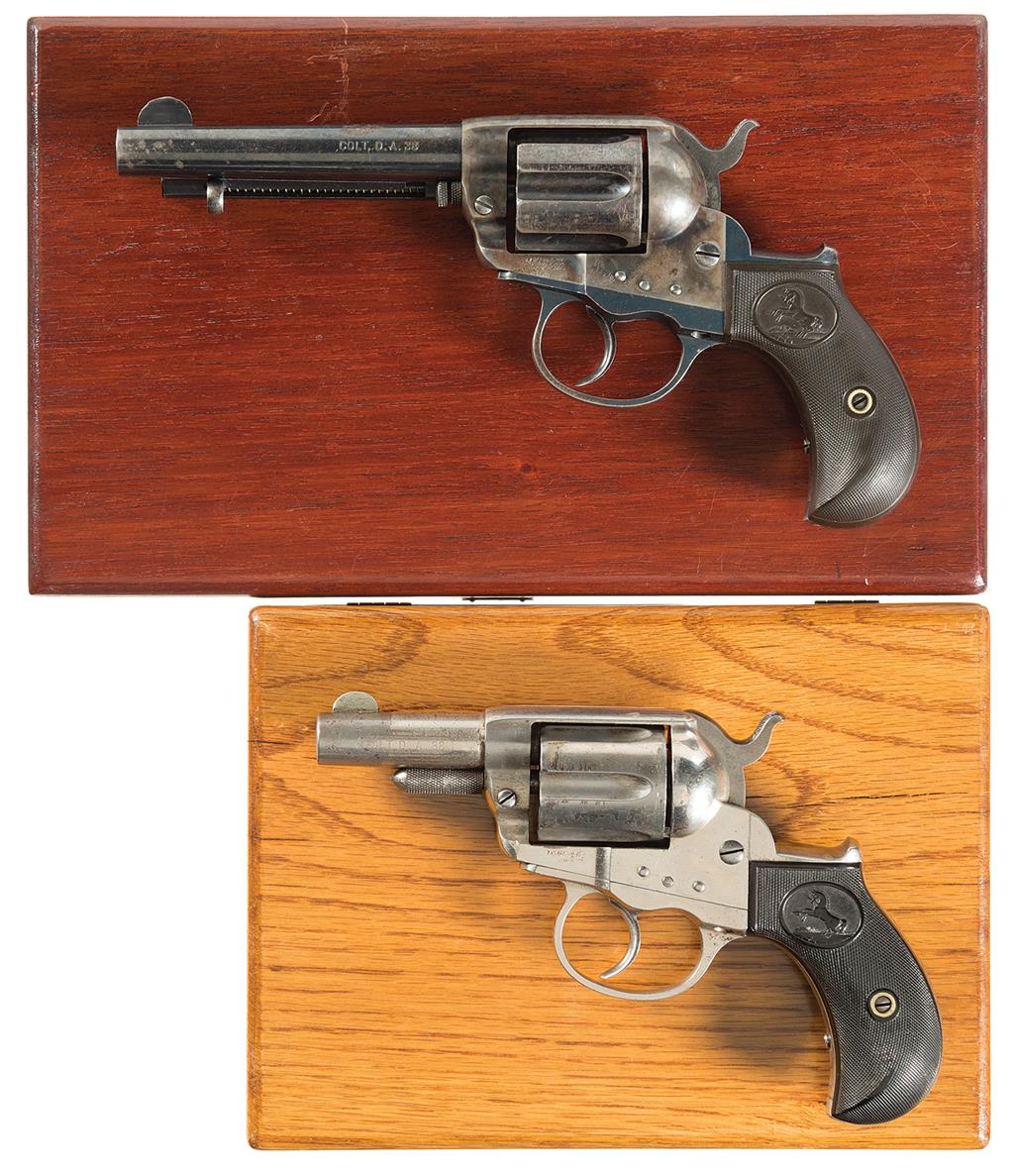 Two Early Colt DA Revolvers w/ Cases | Rock Island Auction