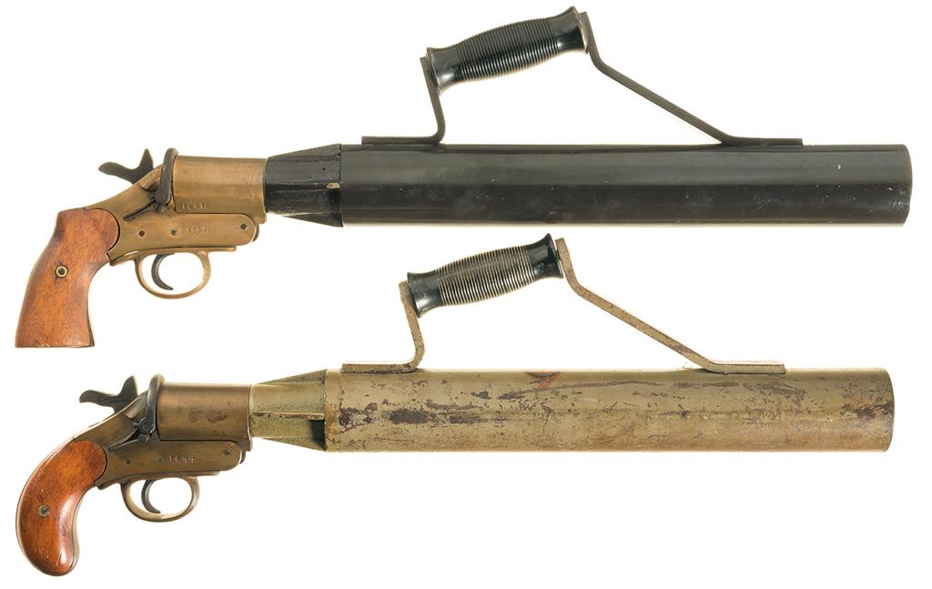 Two British Line Throwing Pistols | Rock Island Auction