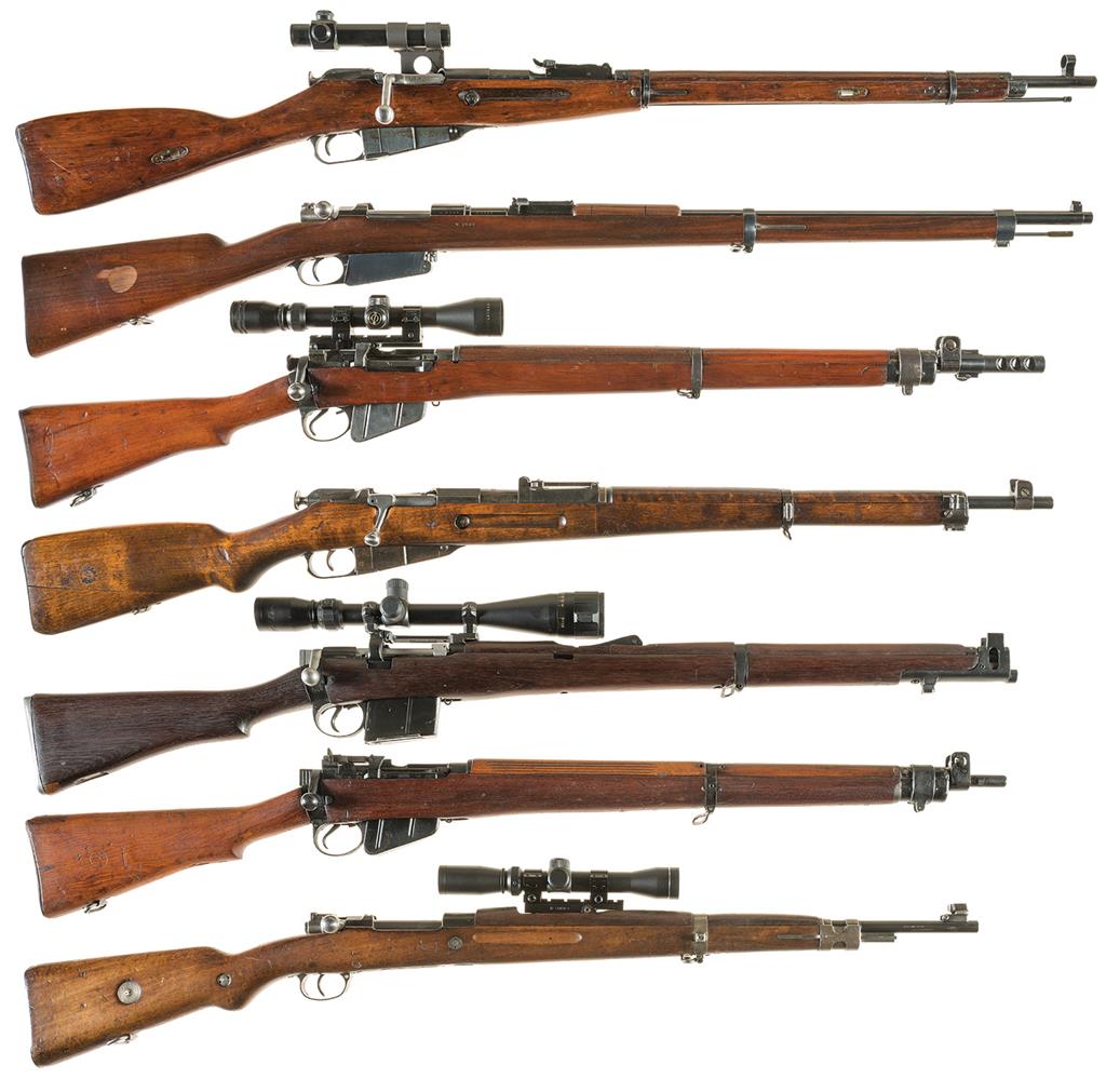 Seven European Military Bolt Action Rifles | Rock Island Auction