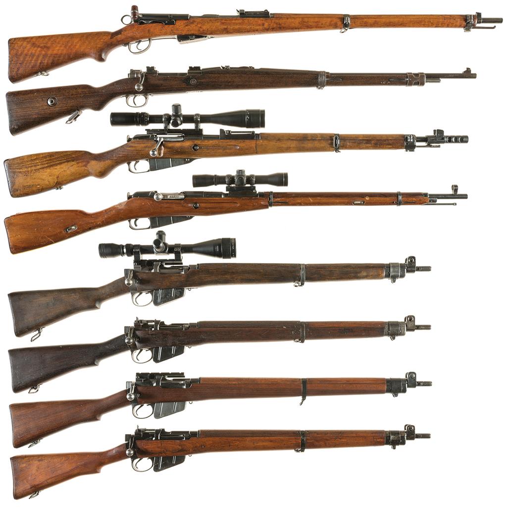 Eight European Bolt Action Military Rifles | Rock Island Auction