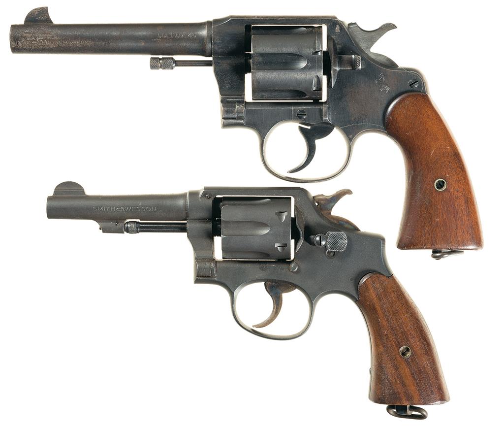 Two U.S. Military DA Revolvers | Rock Island Auction