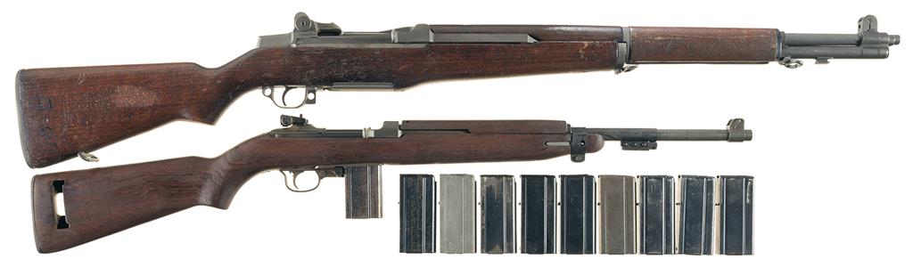 Two U.S. Military Semi-Automatic Long Guns | Rock Island Auction