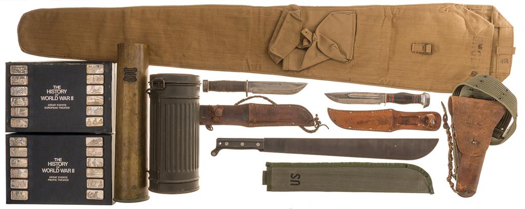 Group of Primarily World War II Era Items and Related Memorabili | Rock ...