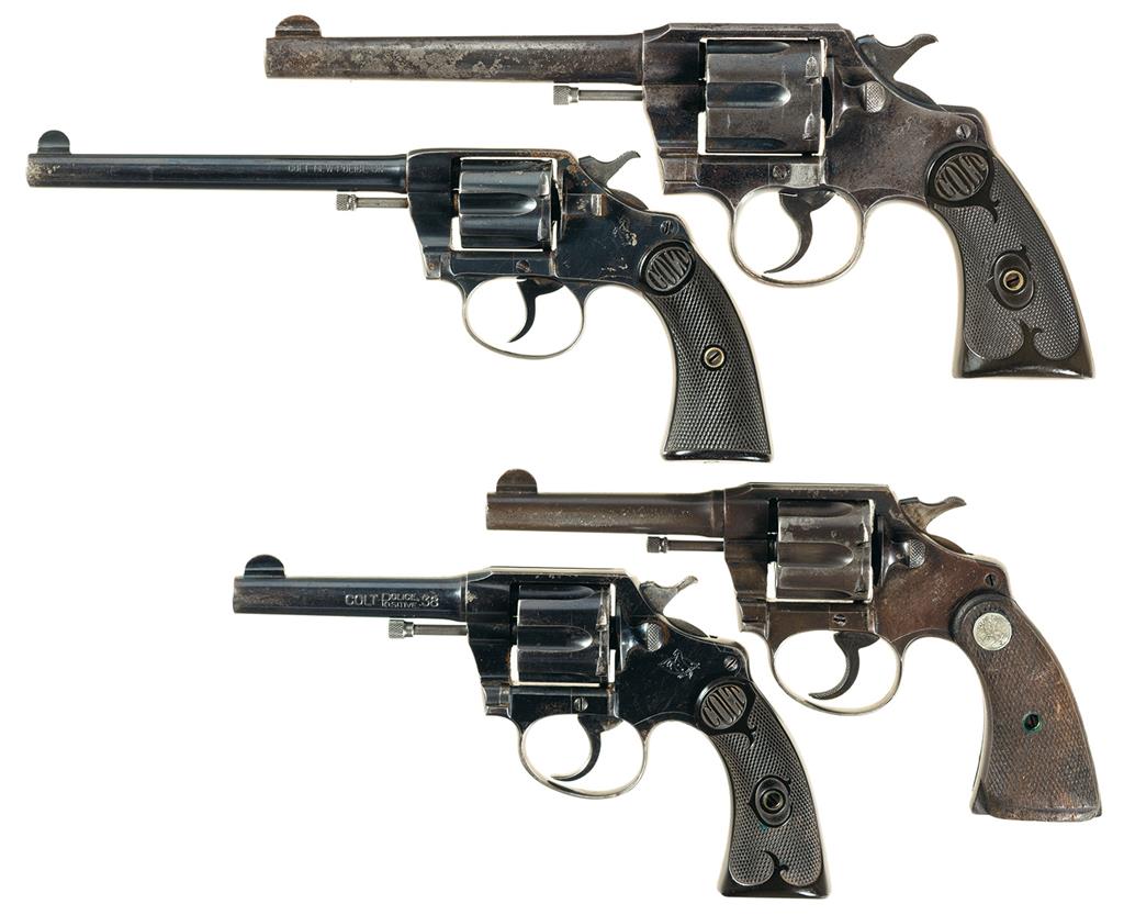 Four Colt DA Revolvers | Rock Island Auction
