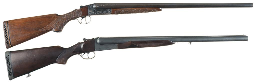Two Double Barrel Shotguns | Rock Island Auction