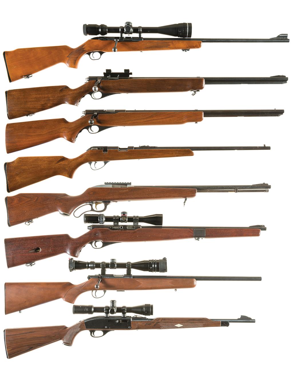 Eight Sporting Rifles | Rock Island Auction