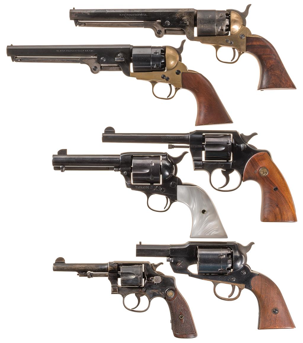 Six Revolvers | Rock Island Auction