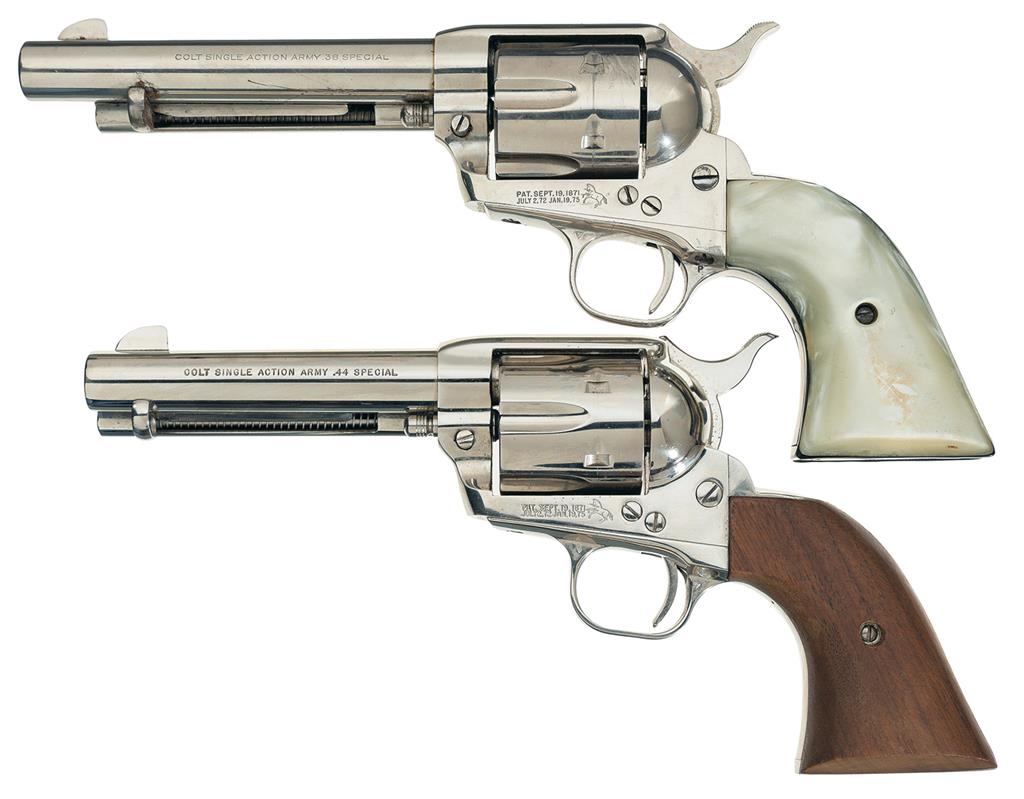 Two Colt Post-War Single Action Army Revolvers | Rock Island Auction