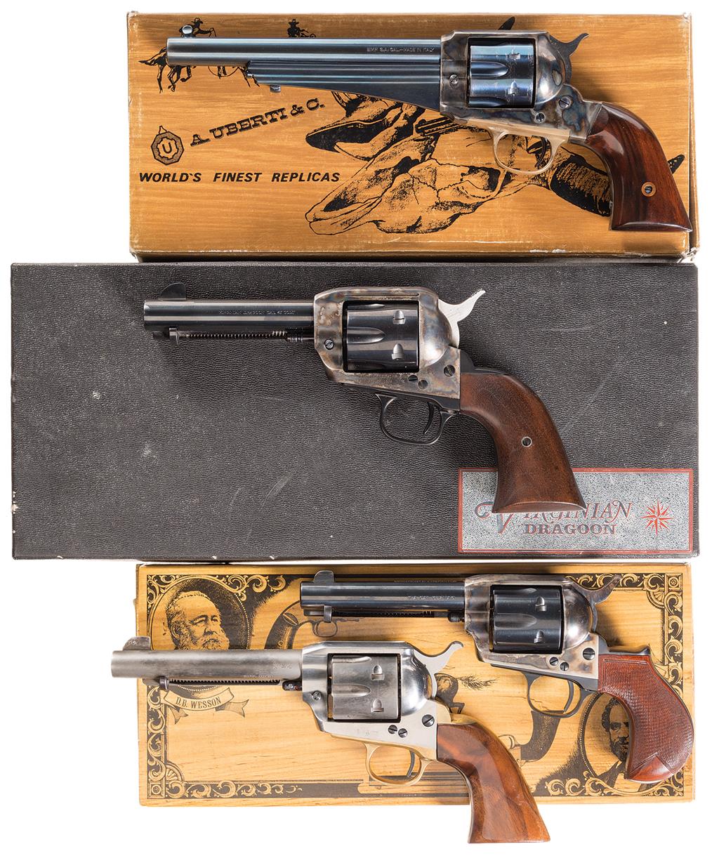 Four Reproduction Single Action Revolvers | Rock Island Auction