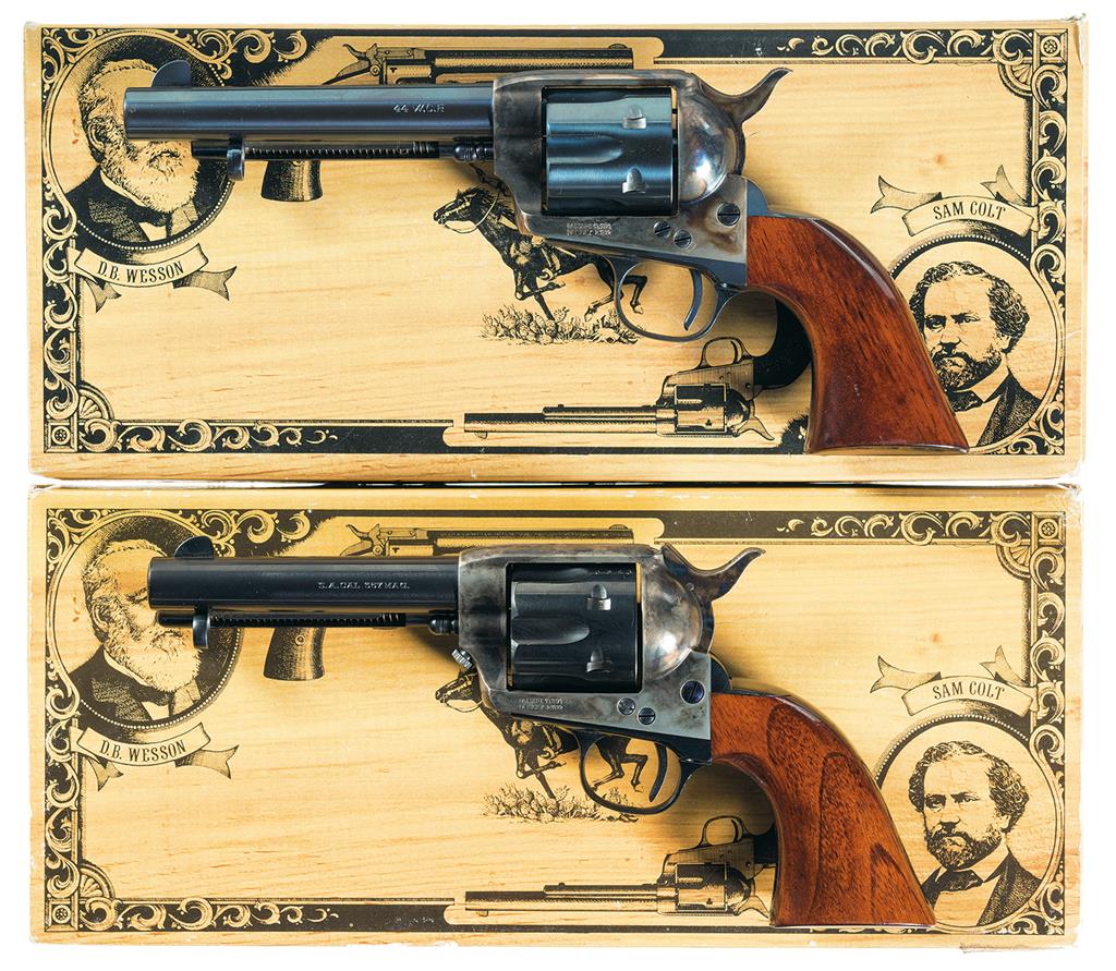 Two Italian Single Action Revolvers w/ Boxes | Rock Island Auction