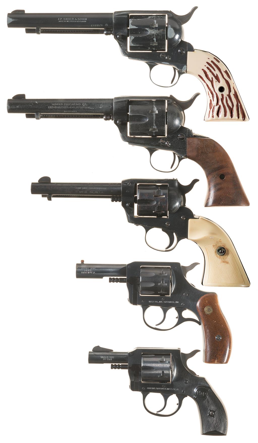 Five Revolvers | Rock Island Auction