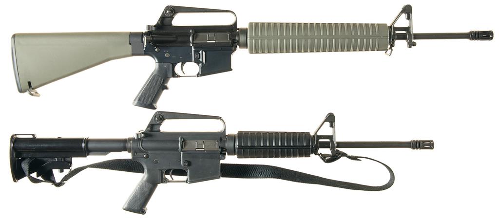 Two AR-15 Style Semi-Automatic Long Guns | Rock Island Auction