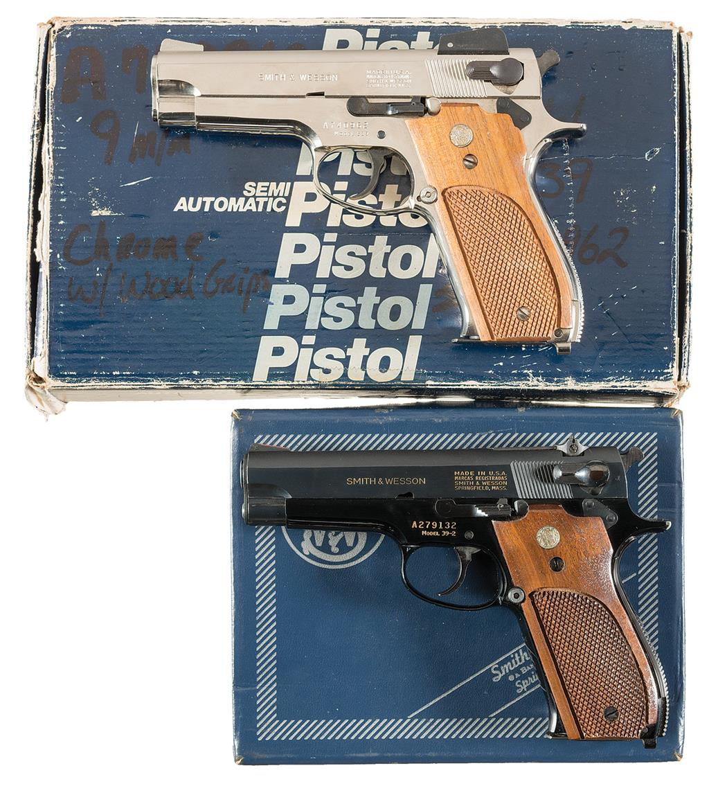 Two Smith & Wesson Semi-Automatic Pistols w/ Boxes | Rock Island Auction