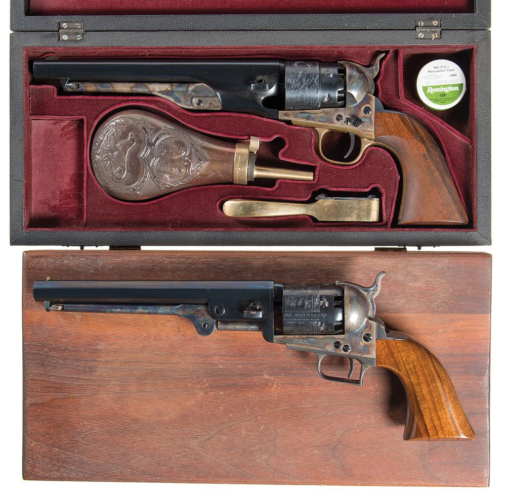 Two Cased Colt Black Powder Series Percussion Revolvers | Rock Island ...