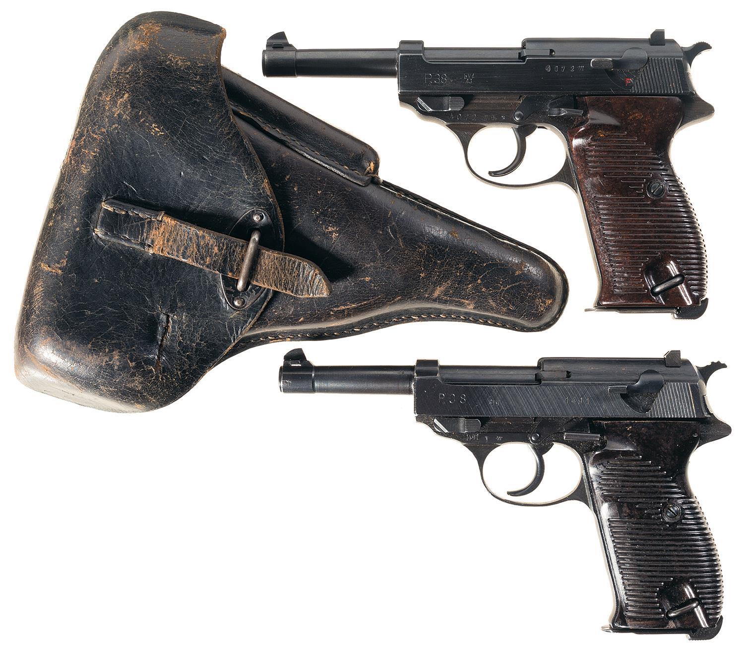 Two German Military P-38 Semi-Automatic Pistols | Rock Island Auction