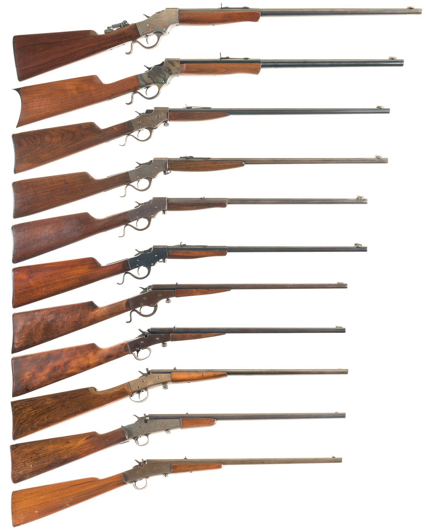 Eleven Single Shot Rifles | Rock Island Auction