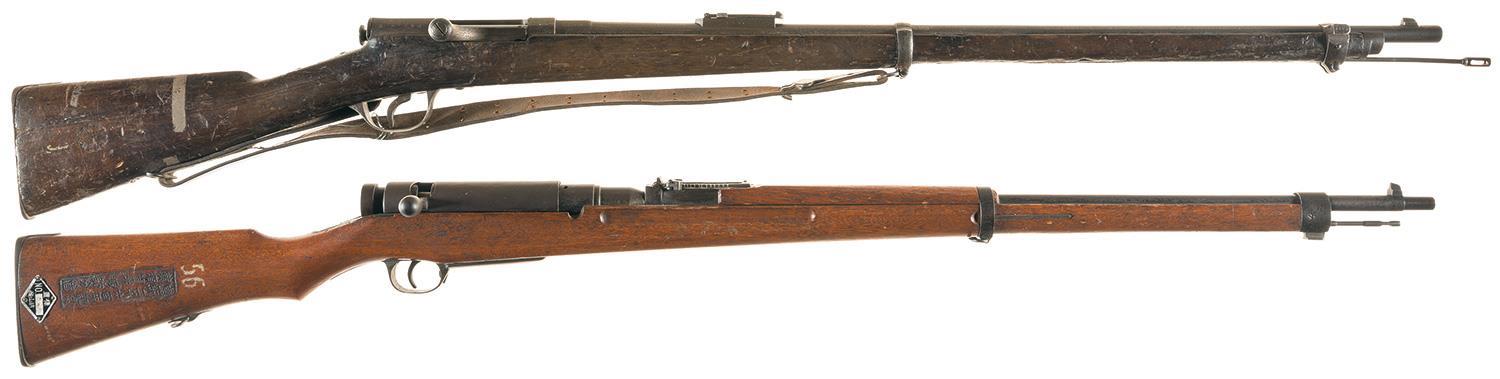 Two Japanese Military Bolt Action Rifles