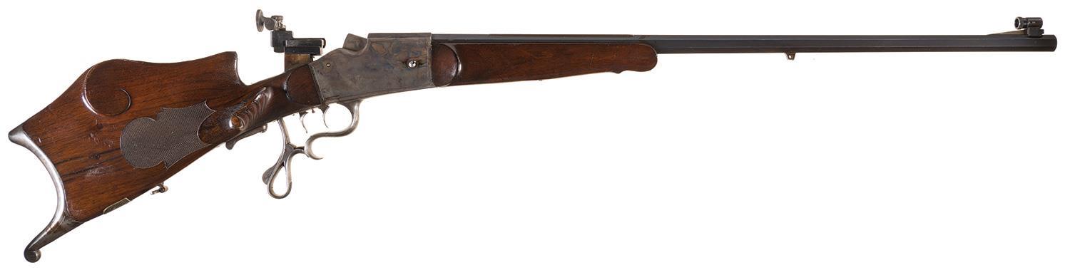 System Frohn 'Stabil' Schuetzen Rifle with 1934 Match Plaque | Rock ...