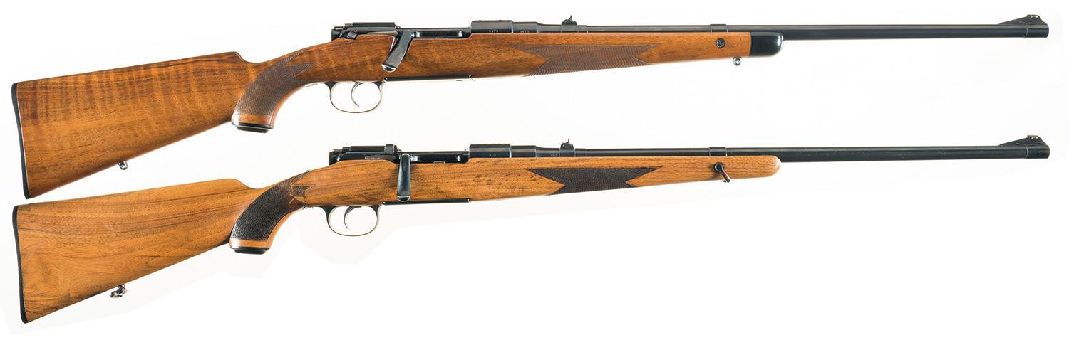 Two Steyr Mannlicher Schoenauer Sporting Bolt Action Rifles | Rock ...