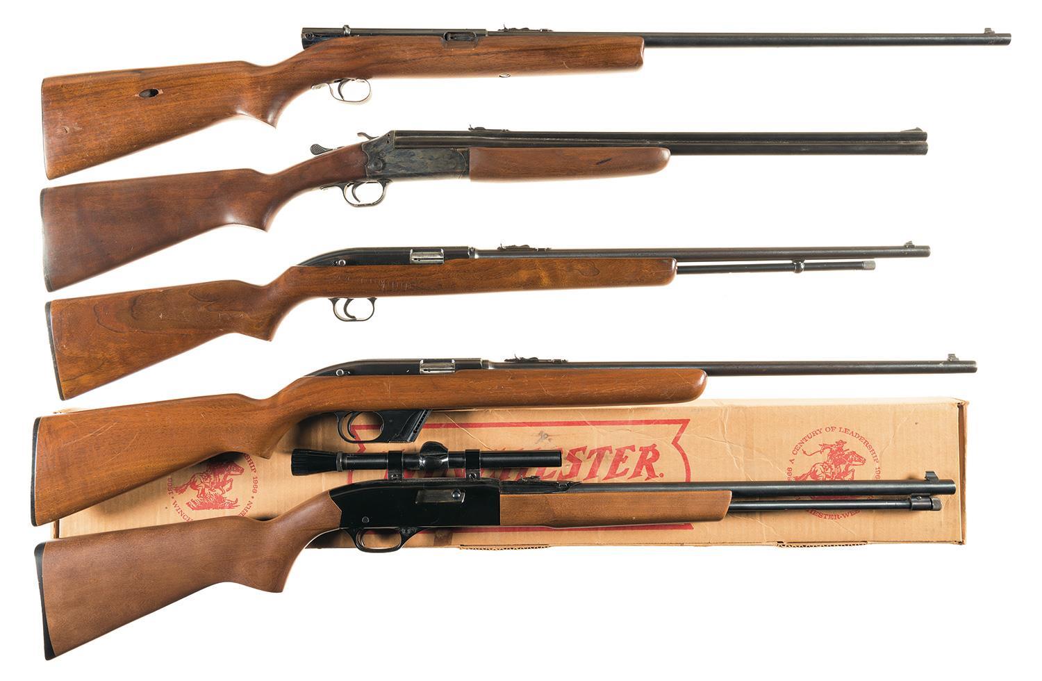 Five Sporting Long Guns | Rock Island Auction