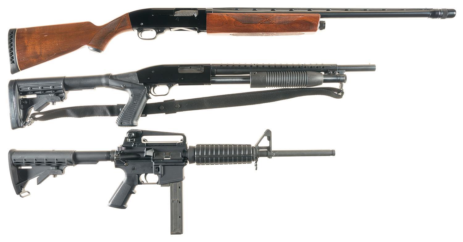 Two Shotguns and a Semi-Automatic Carbine | Rock Island Auction