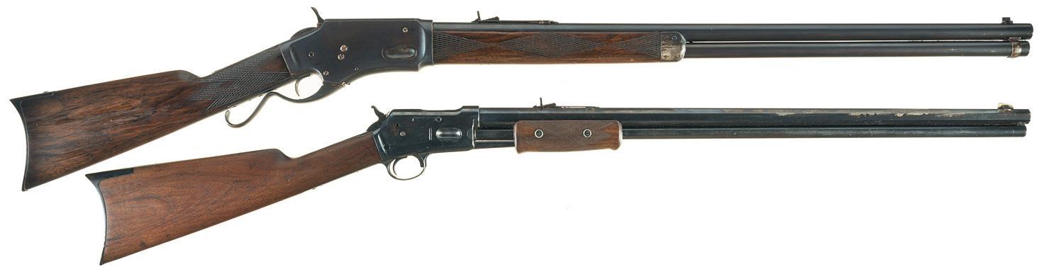 Two Antique American Repeating Rifles | Rock Island Auction