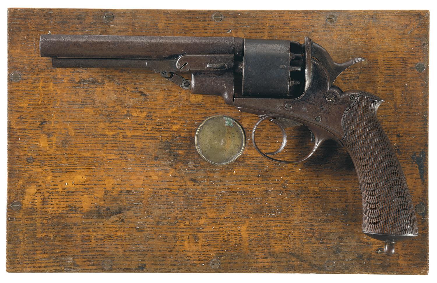 English DA Revolver 45 percussion | Rock Island Auction