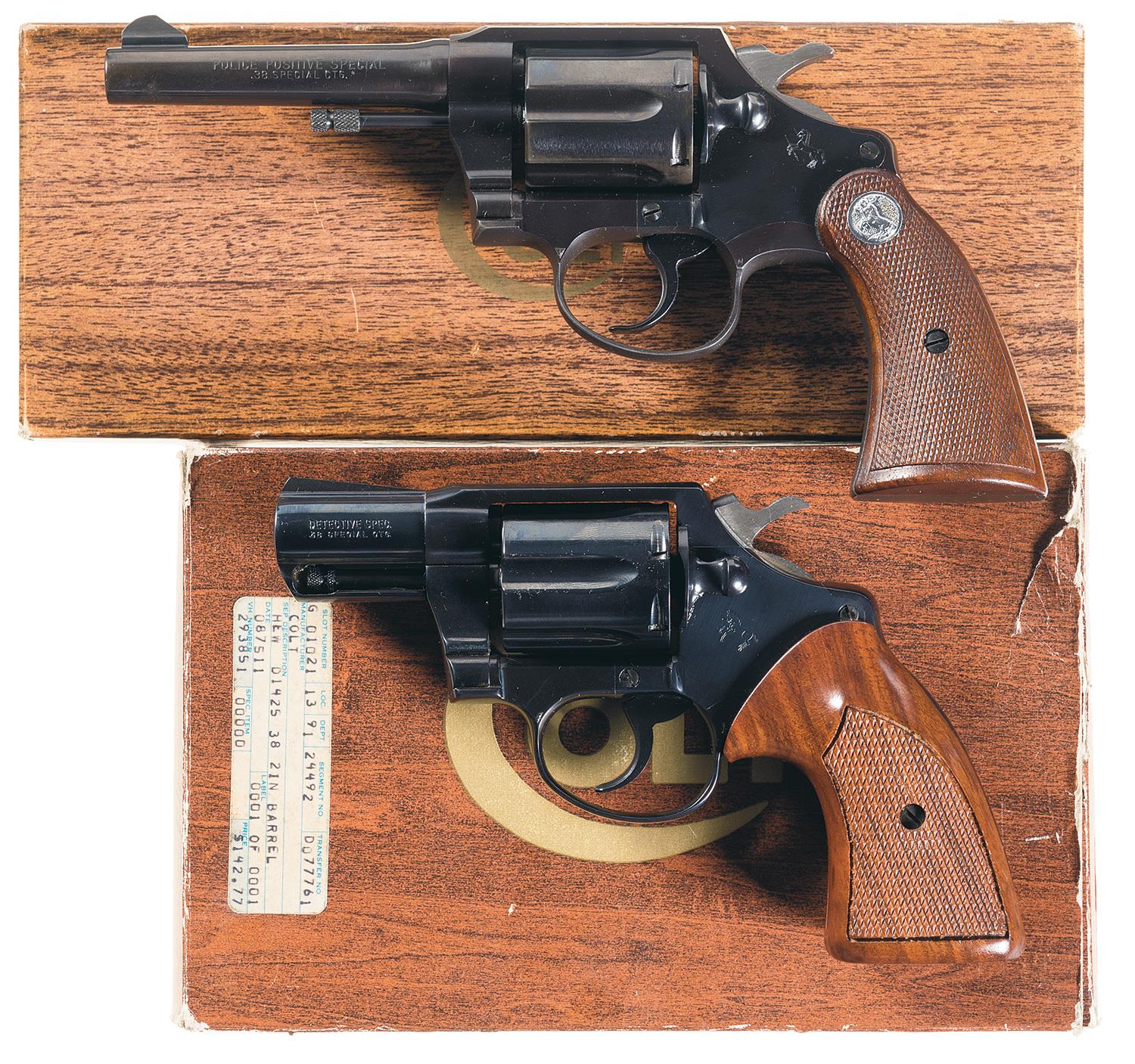Two Colt DA Revolvers w/ Boxes | Rock Island Auction
