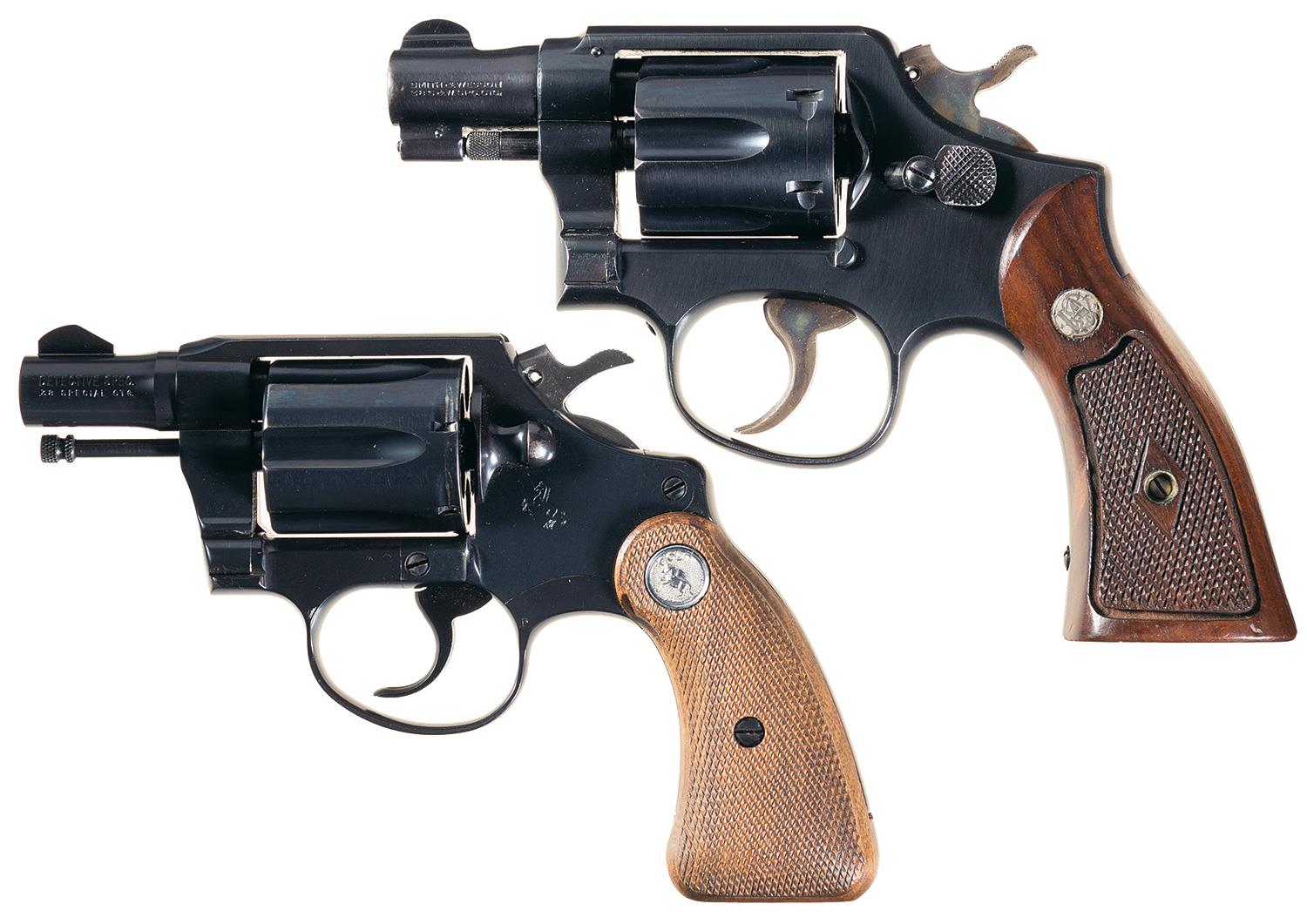 Two Snub Nose DA Revolvers | Rock Island Auction