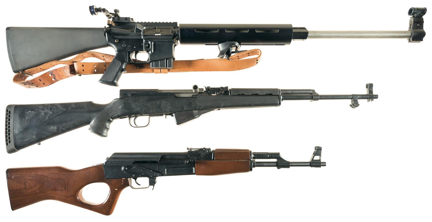 Three Semi-Automatic Sporting Rifles | Rock Island Auction