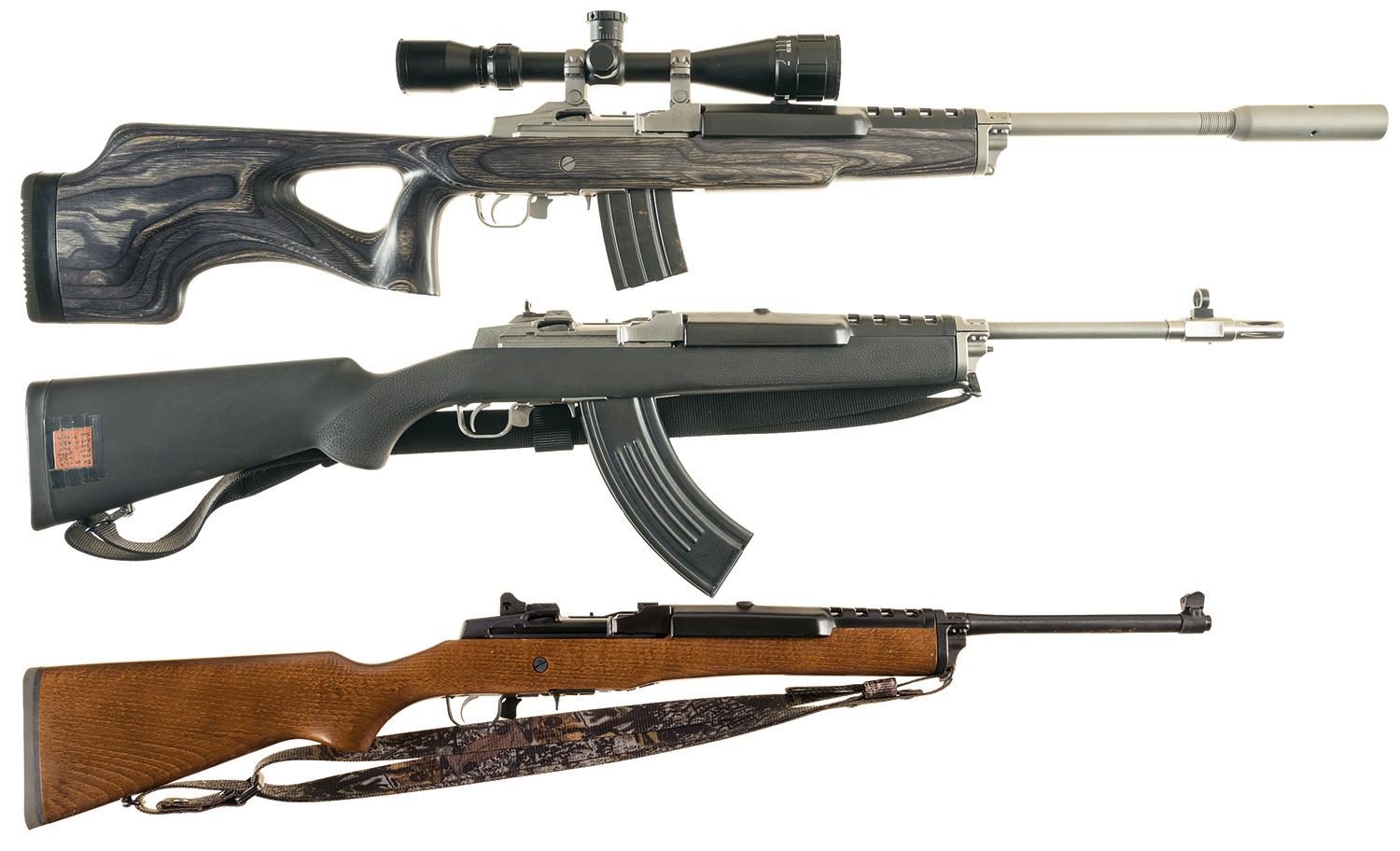 Three Ruger Semi-Automatic Sporting Rifles | Rock Island Auction