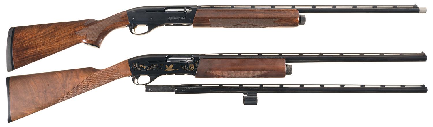 Two Semi-Automatic Remington Shotguns | Rock Island Auction
