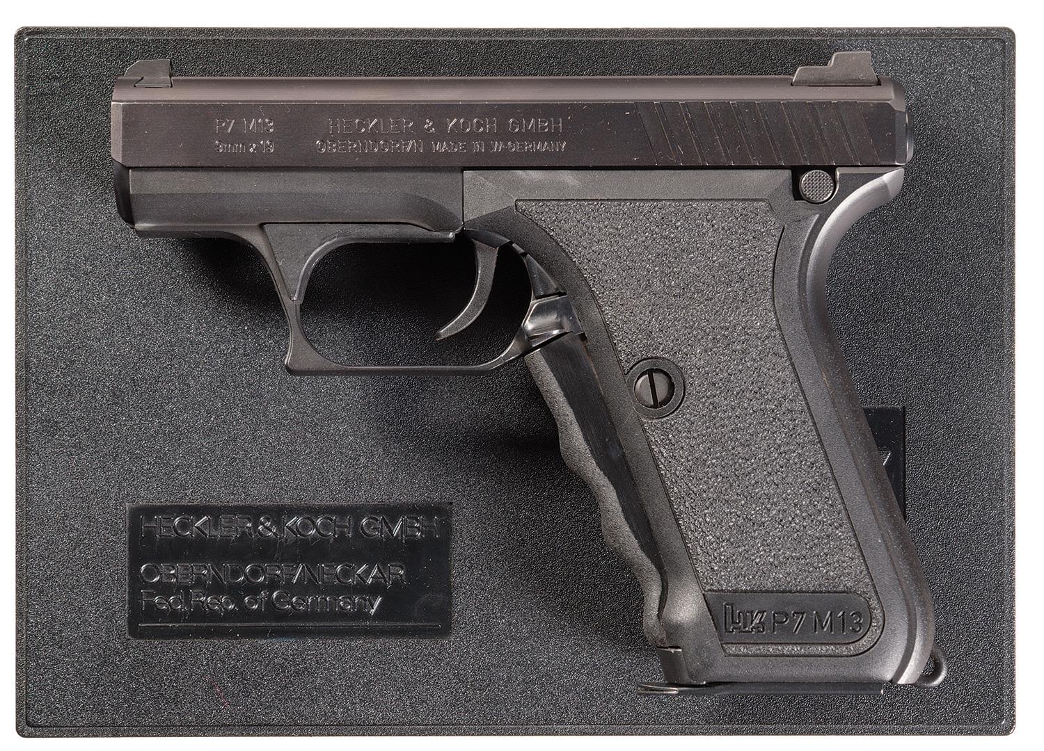 Heckler & Koch P7 M13 Pistol 9x19mm | Rock Island Auction