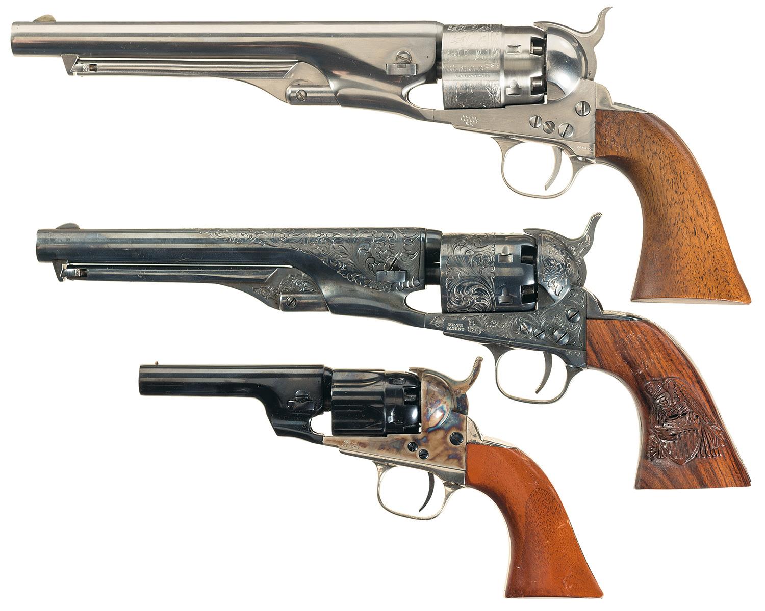 Three Modern Colt Percussion Revolvers | Rock Island Auction