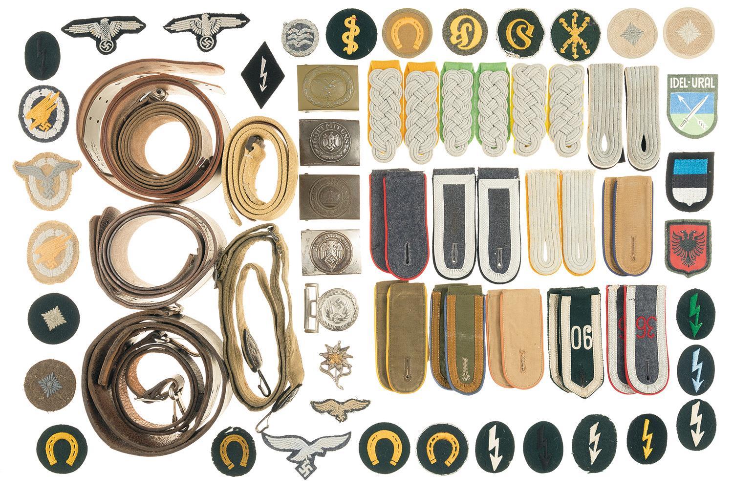 Assorted German/European Military Items, Including Patches, Rank | Rock ...