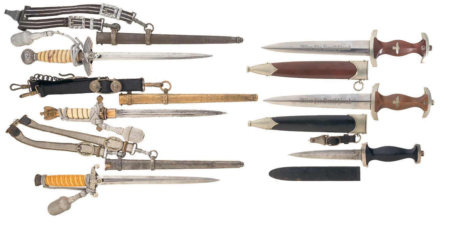 Six Nazi Style Daggers | Rock Island Auction