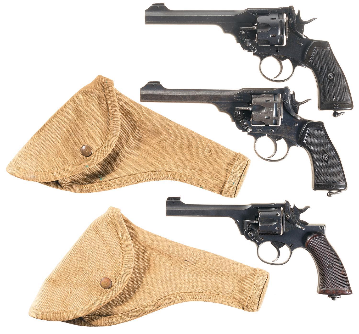 Three DA British Military Revolver | Rock Island Auction