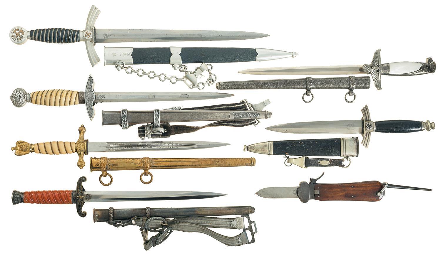 Seven Nazi Style Edged Weapons | Rock Island Auction
