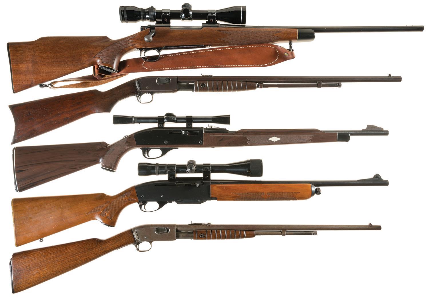 Five Remington Sporting Rifles | Rock Island Auction