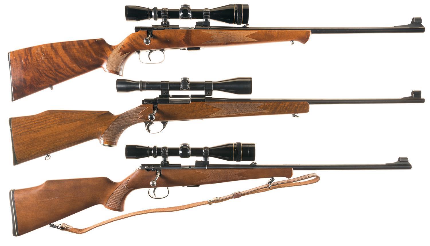 Three Bolt Action Rifles w/ Scopes | Rock Island Auction