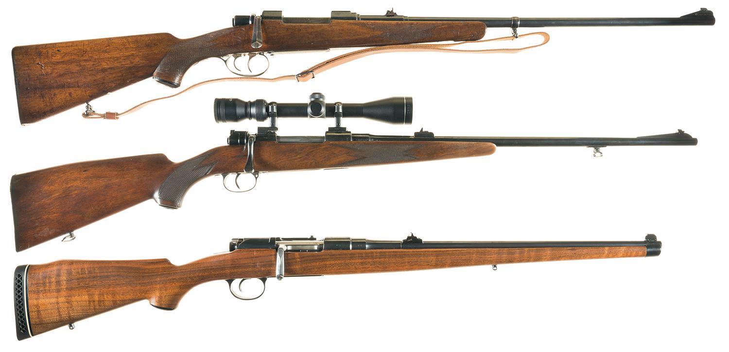 Three European Bolt Action Rifles | Rock Island Auction