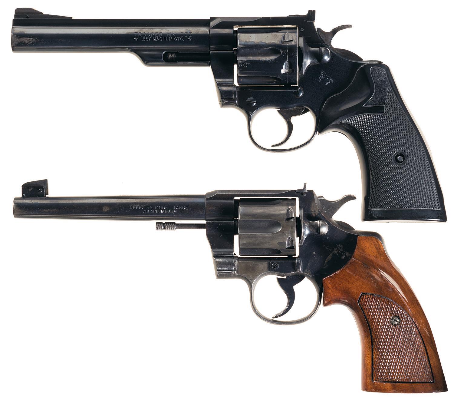 Two Colt DA Revolvers | Rock Island Auction