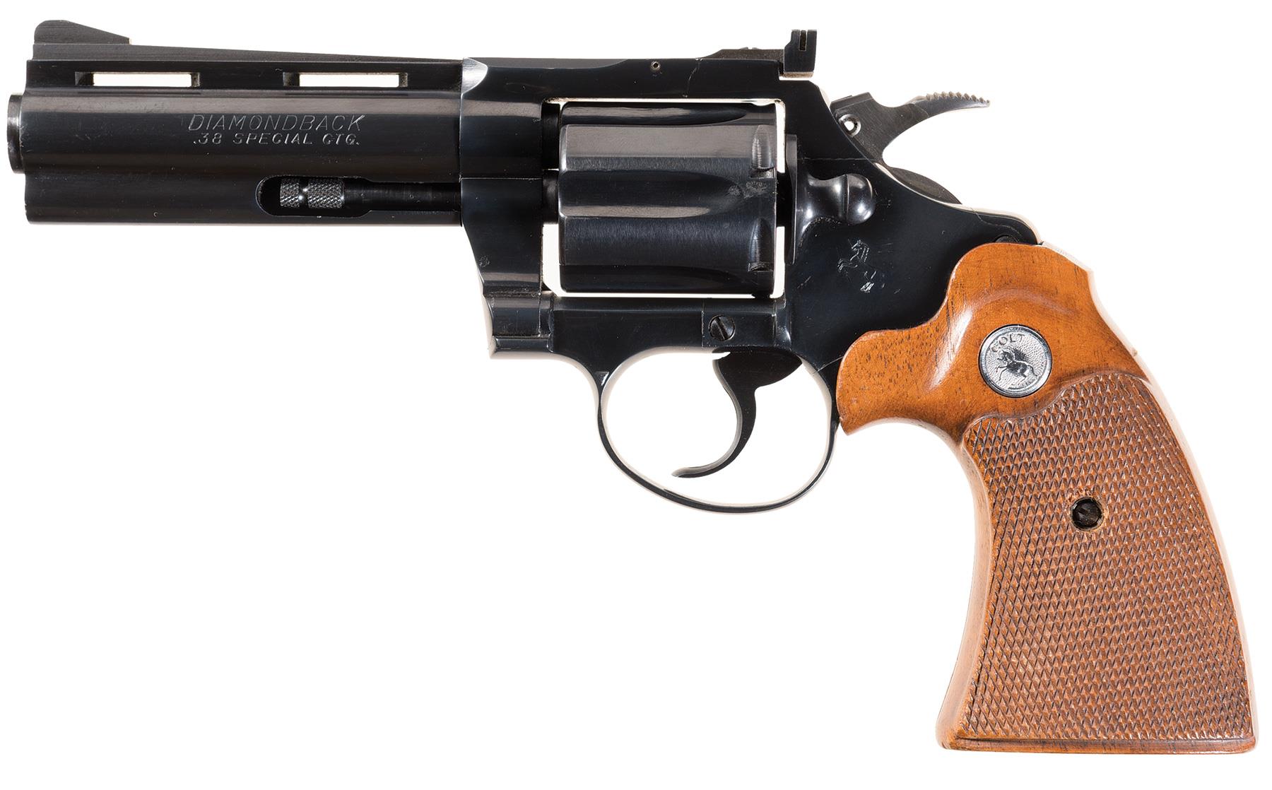 Colt Diamondback Revolver 38 Special Rock Island Auction colt-diamondback-revolver-38-special-rock-island-auction