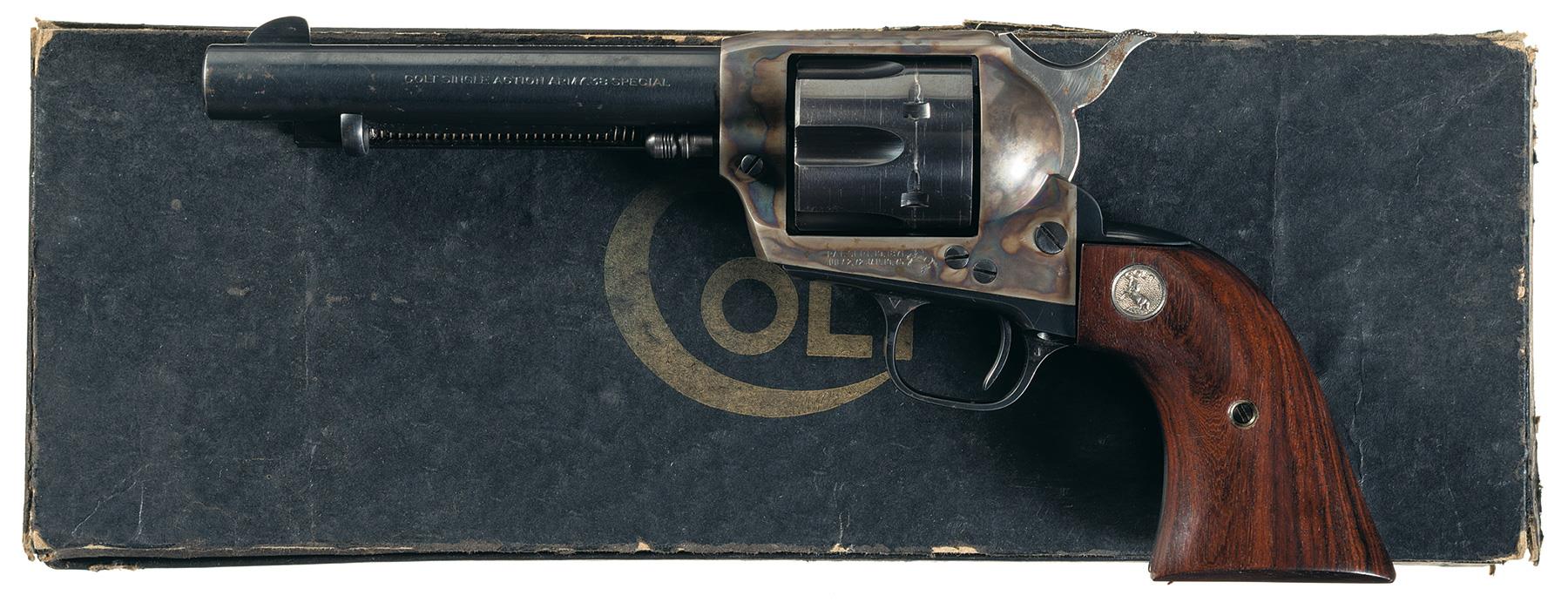 Colt Single Action Army Revolver 38 special | Rock Island Auction