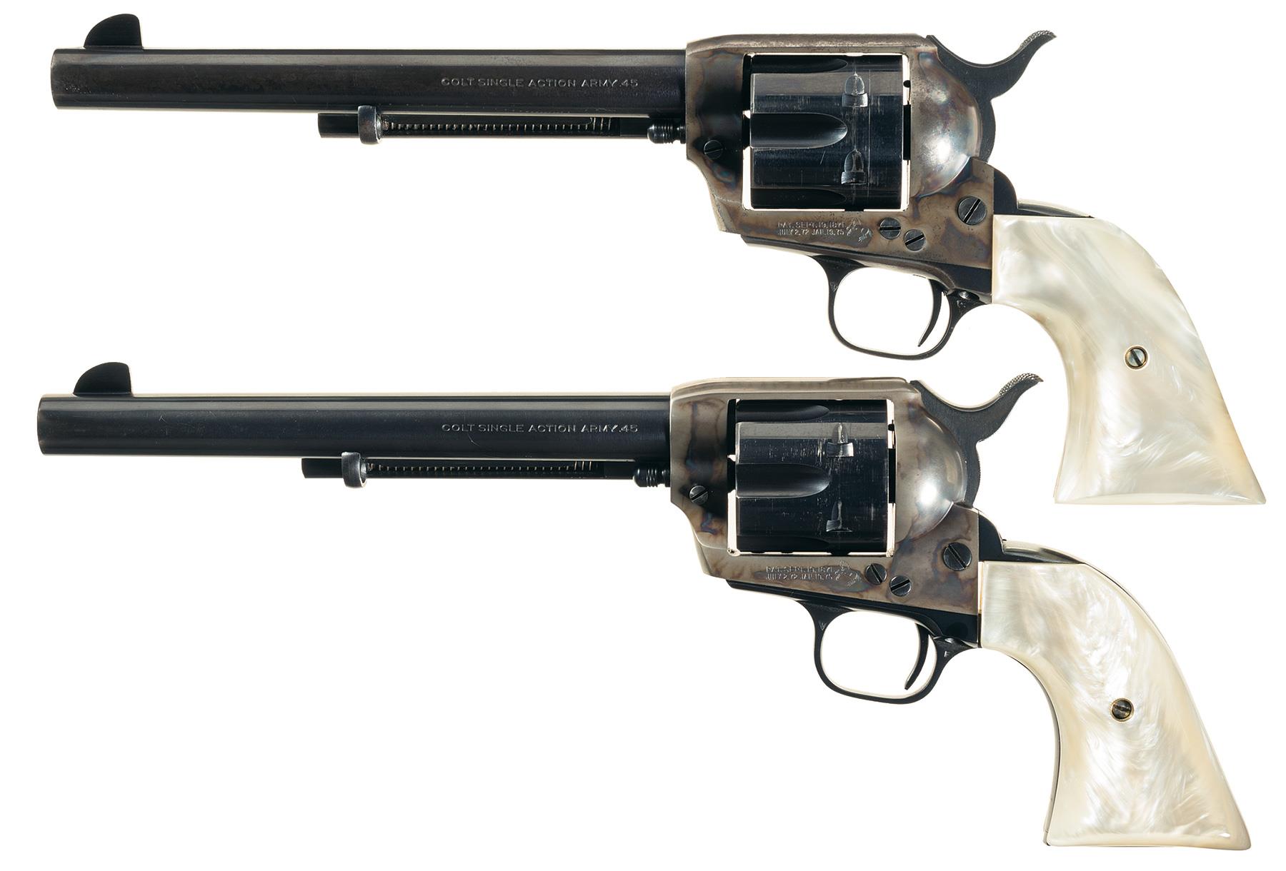 Two Second Generation Single Action Army Revolvers | Rock Island Auction