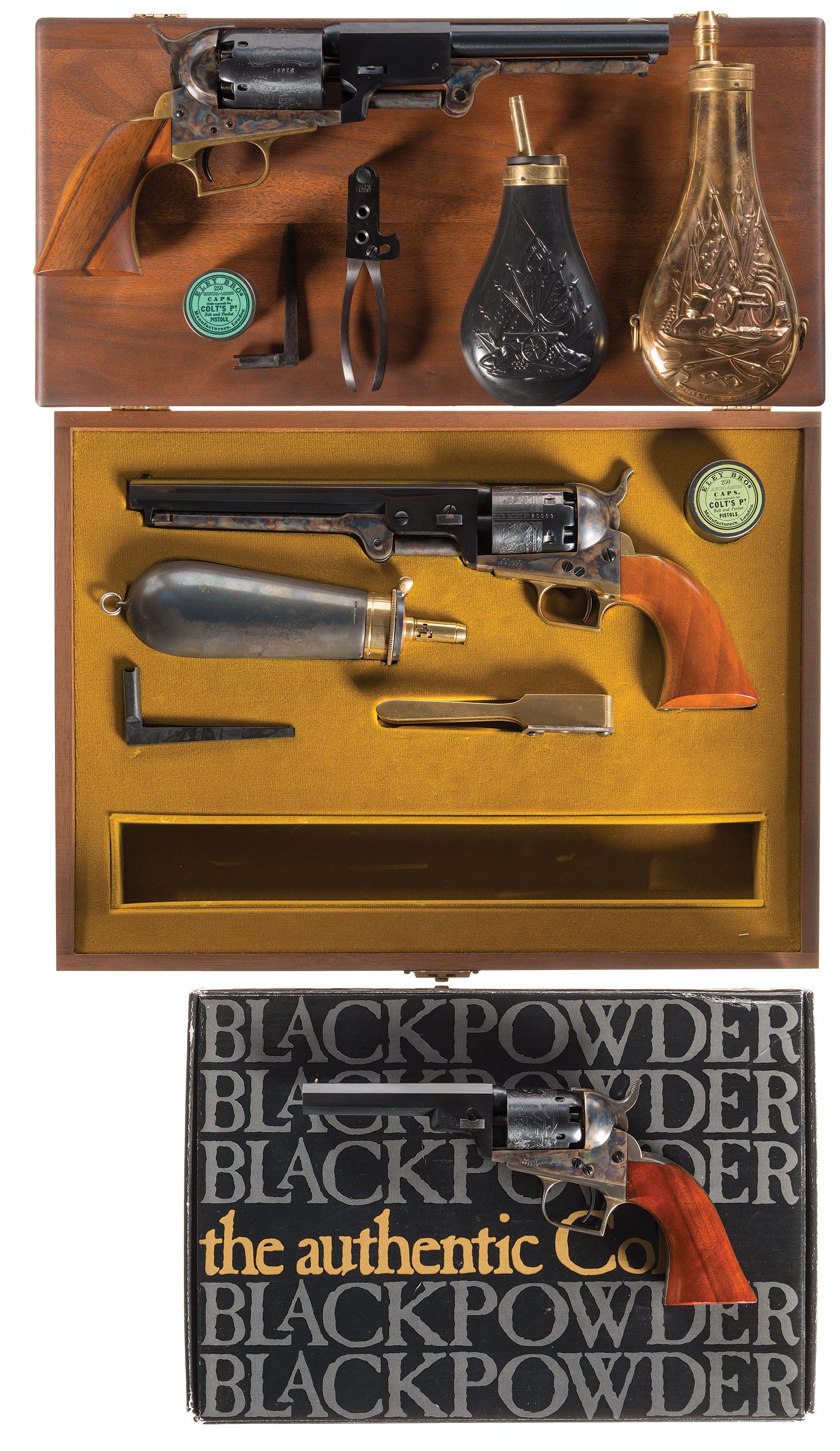 Three Colt Black Powder Series Revolvers | Rock Island Auction