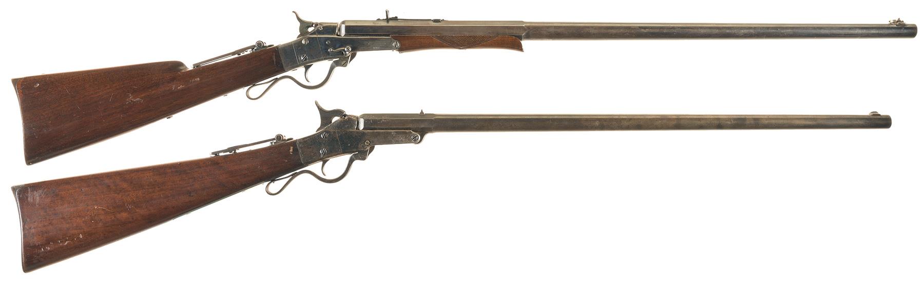 Two Massachusetts Arms Co. Maynard Rifles | Rock Island Auction
