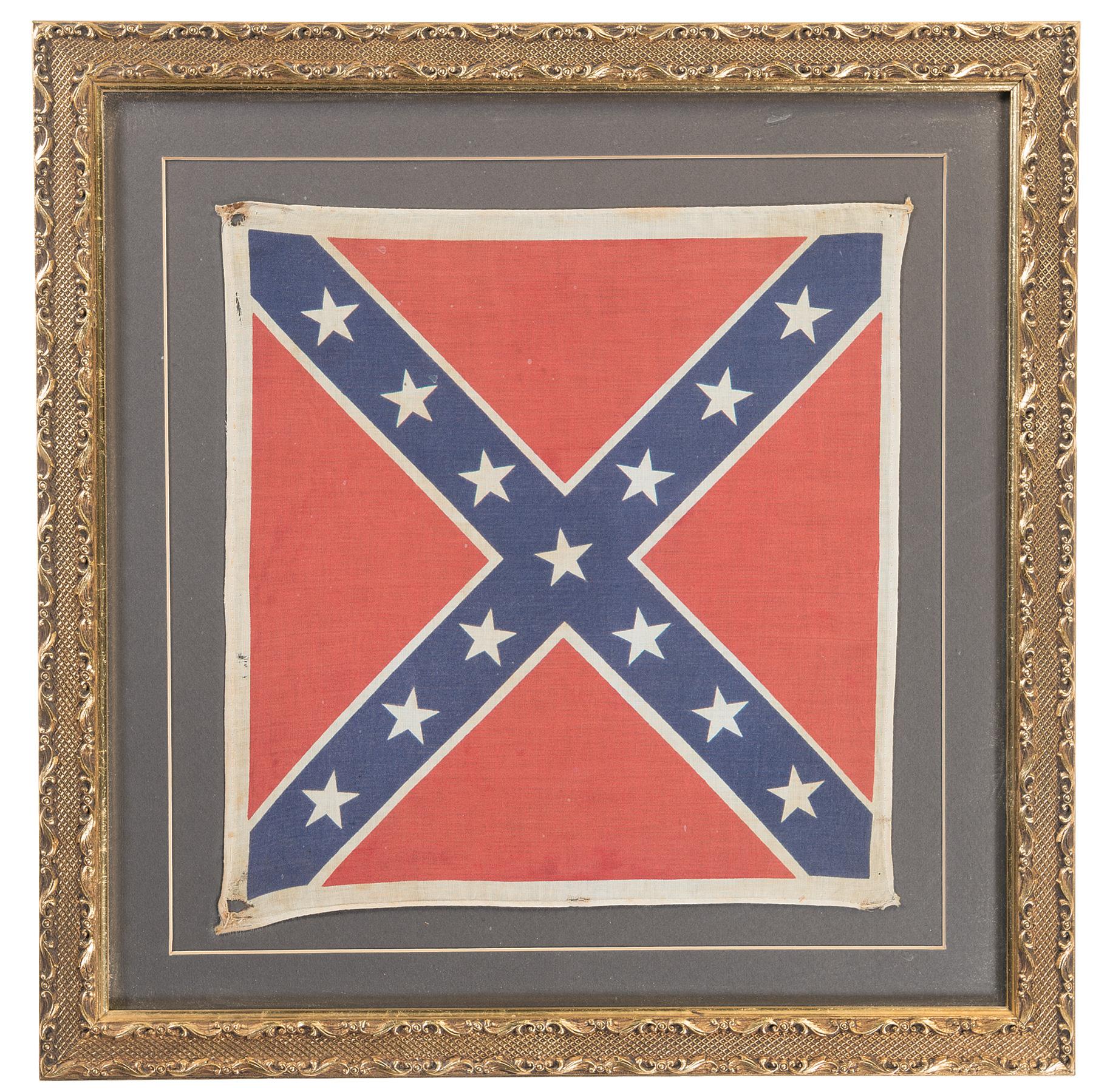 Small Reproduction Confederate States Battle Flag | Rock Island Auction