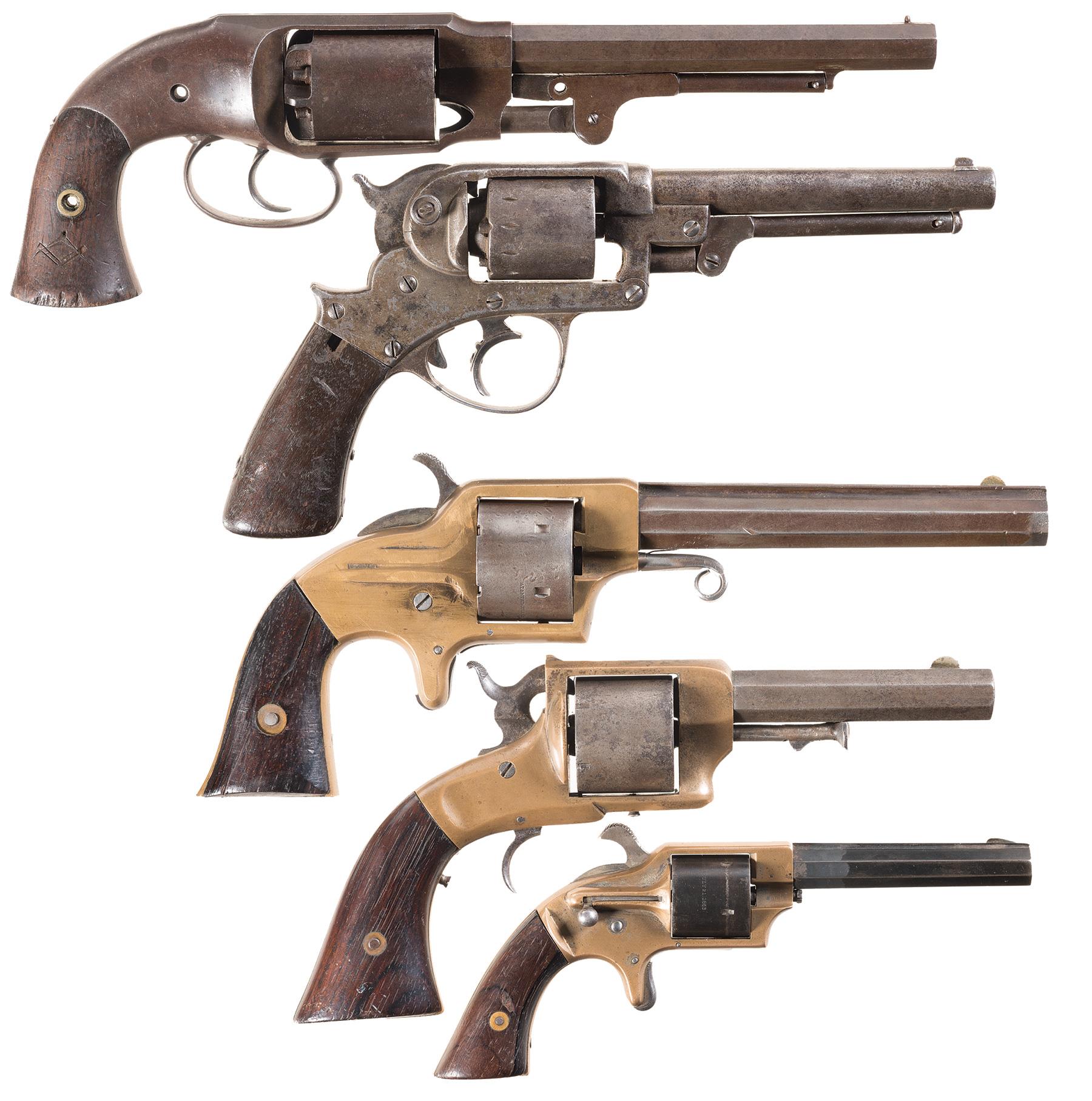 Five Revolvers | Rock Island Auction