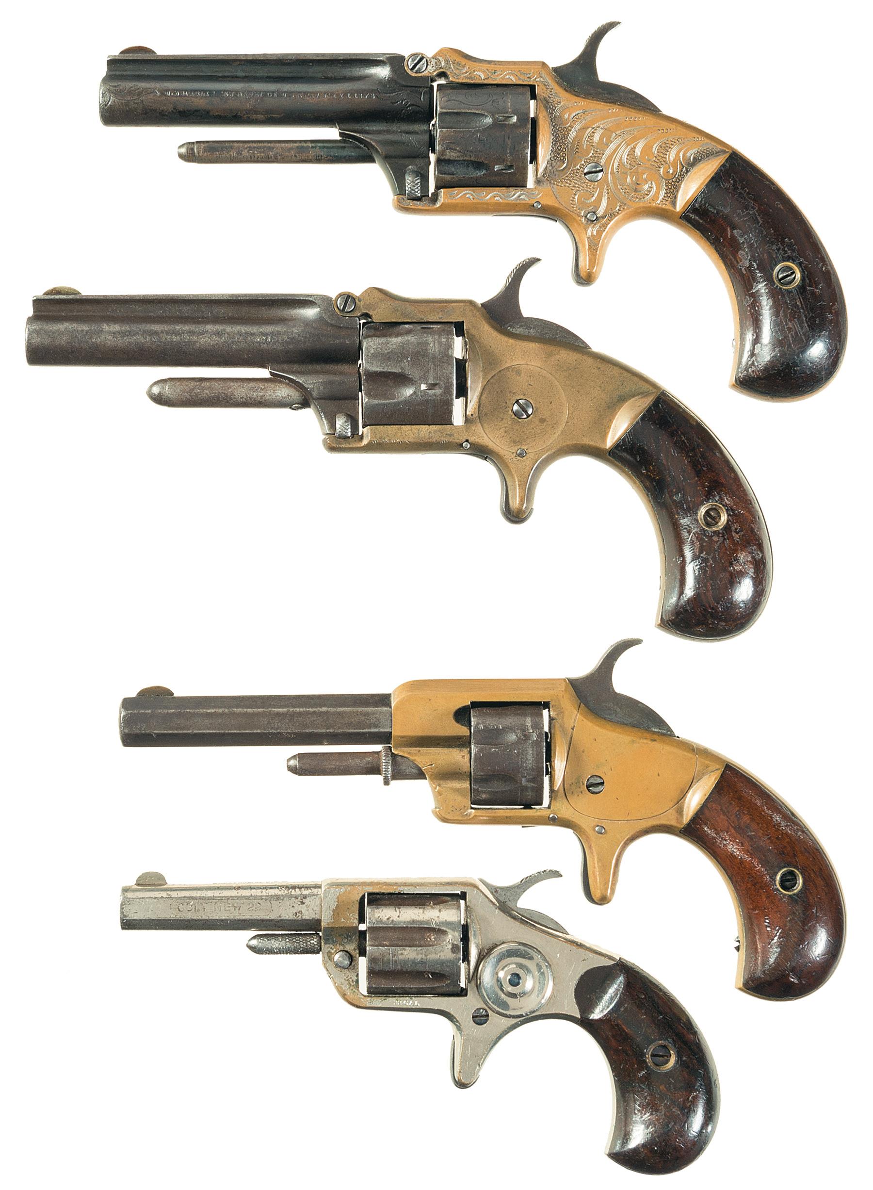 Four Antique Rimfire Revolvers | Rock Island Auction